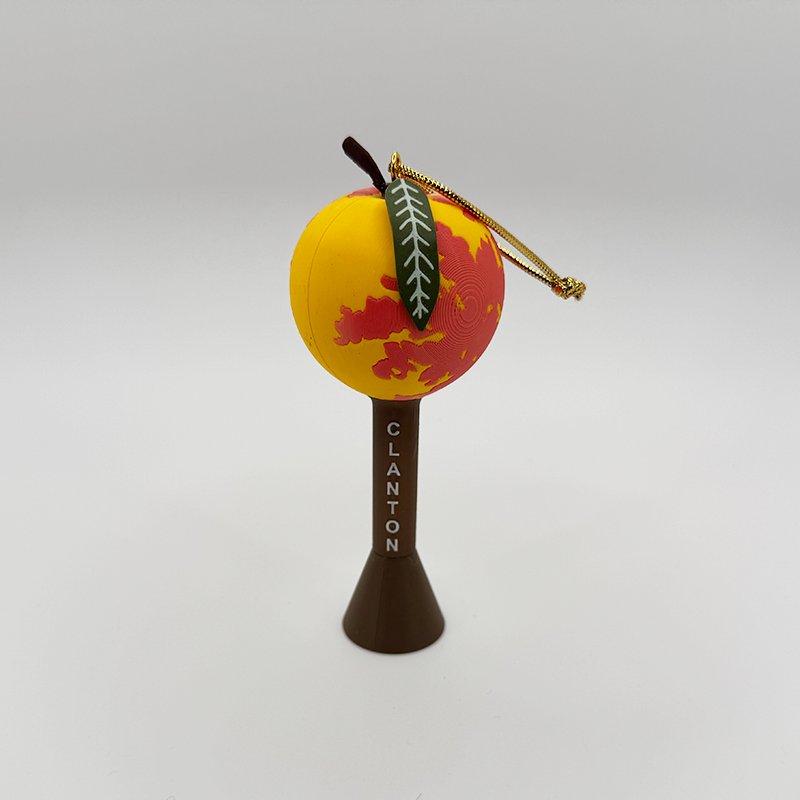 Clanton Peach Water Tower Ornament – Fanciful Designs